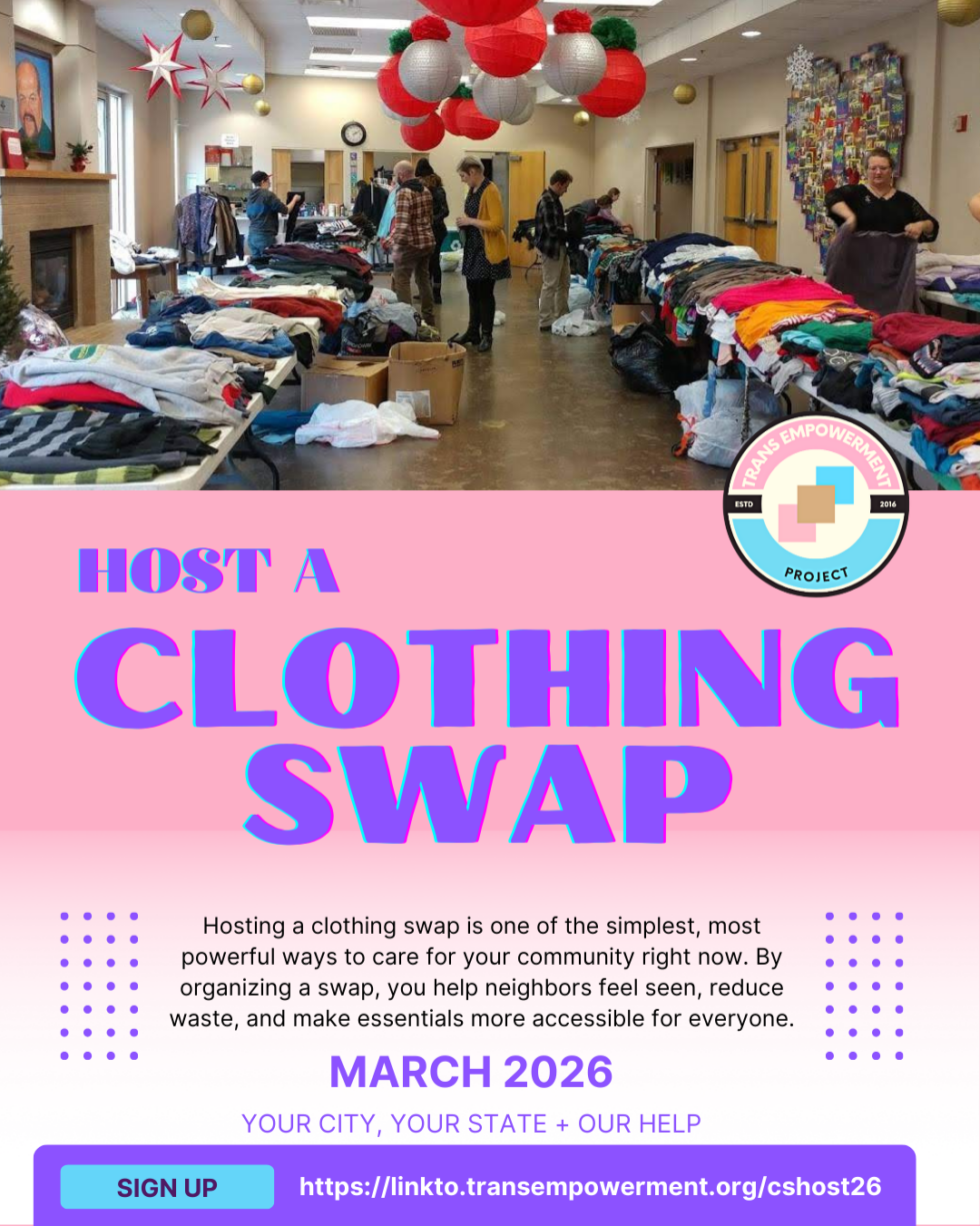 Organize a Clothing Swap - Trans Empowerment Project